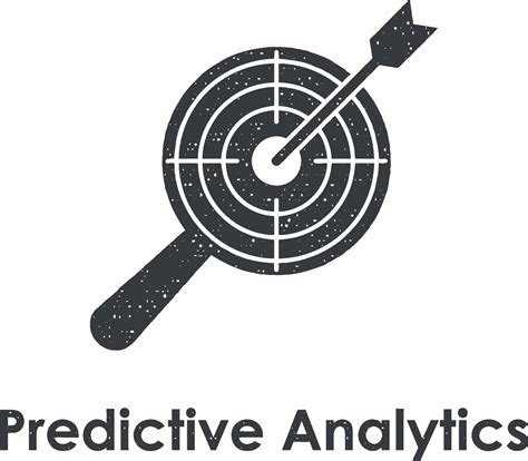 Target Predictive Analytics Vector Icon Illustration With Stamp Effect 38030226 Vector Art At