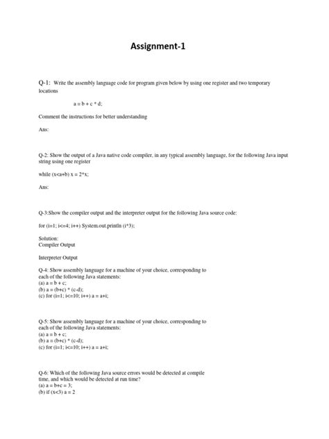 assignment 1 pdf