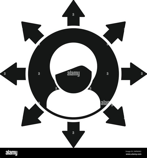 Best Person Coping Skills Icon Simple Vector Work Hard Business Tension Strategies Stock