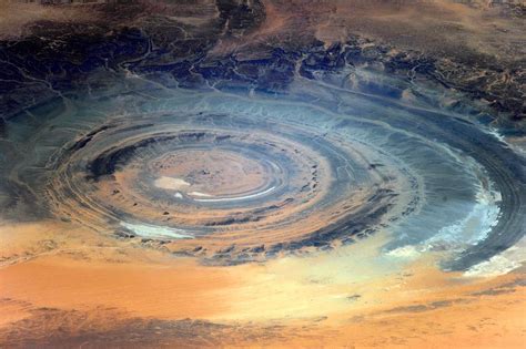 The Eye Of The Sahara Also Known As The Richat Structure Is A