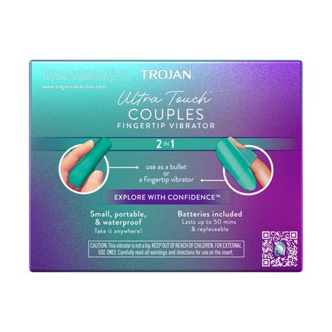 Trojan Vibrations Vibrating Fingertip Personal Massager Same Day