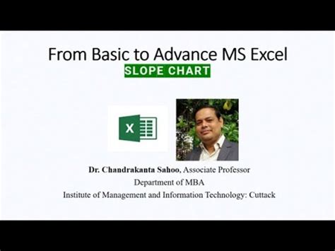 41 MS Excel- Data Visualization- Slope Chart - YouTube