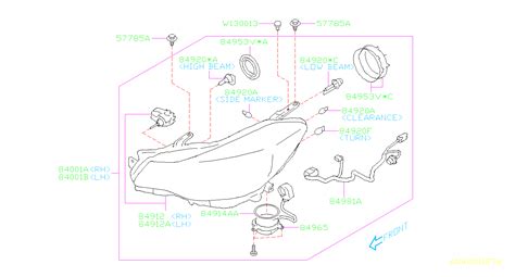 Subaru Xv Headlight Assembly Replacement At Kathy Demello Blog
