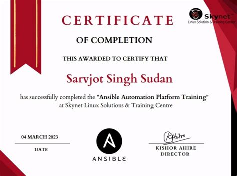 sarvjot singh sudan on linkedin training ansible linux