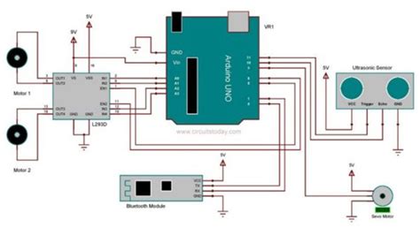 Bluetooth Arduino Powered Obstacle Avoidance Robot Project