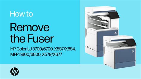 Hp Color Laserjet Enterprise 6700 6800 X654 X677 Removal And