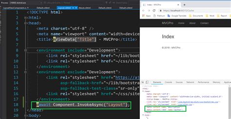 Aspnet Core 21 Using Viewcomponents Between Head Tags For Getting