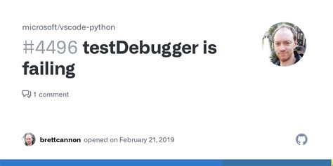 TestDebugger Is Failing Issue Microsoft Vscode Python GitHub