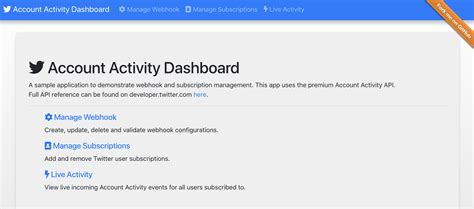 Nodejs Twitter Account Activity Api Webhook Url Must Be Defined