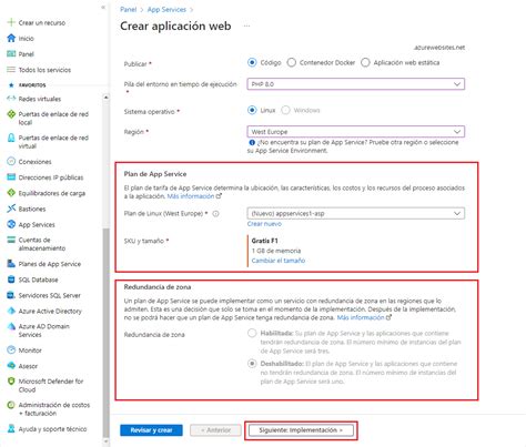 Azure App Services Creación Ragasys Sistemas
