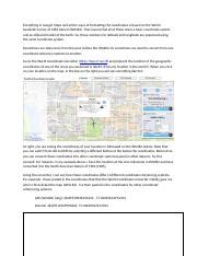 Coordinate System Assignment Docx Everything In Google Maps And All The Ways Of Formatting The
