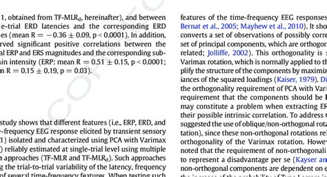 Correlation Between Different Single Trial Estimates As Well As