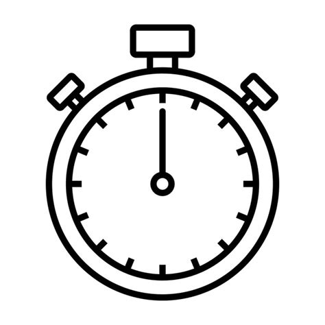 Premium Vector Stopwatch Icon On White Background