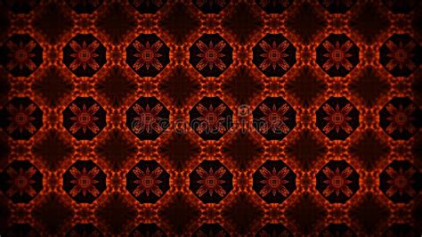 An Image In Which Patterns Repeat Like A Mandala Or Kaleidoscope Stock