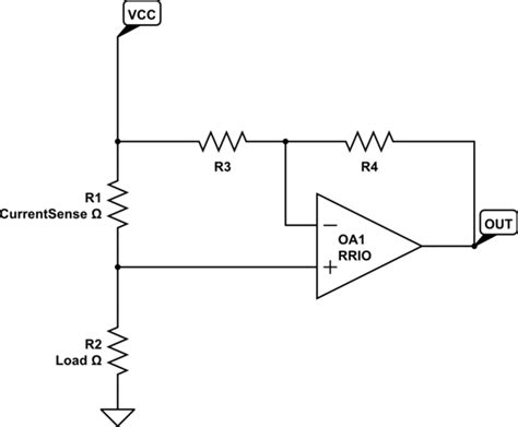 Operational Amplifier Opamp Current Sense Unexpected Behavior Electrical Engineering