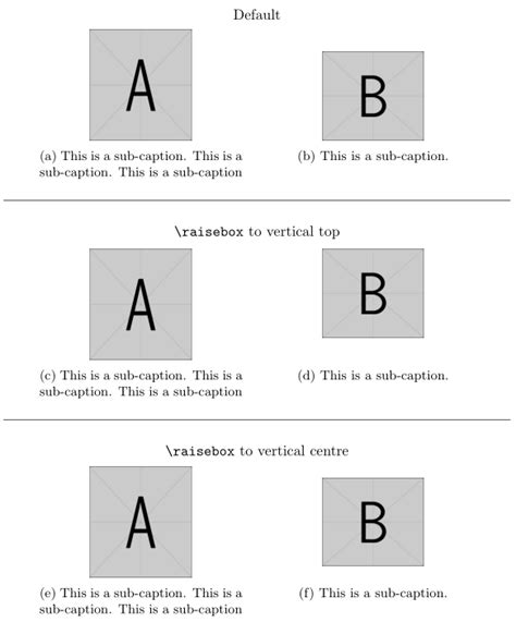 Graphics Controlling Subfigure Captions And Subfigure Placement TeX LaTeX Stack Exchange