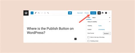 Where Is The Publish Button On Wordpress