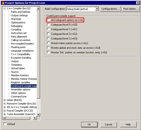 Compiler Settings For Borland Cbuilder 2006 Aqtime Documentation