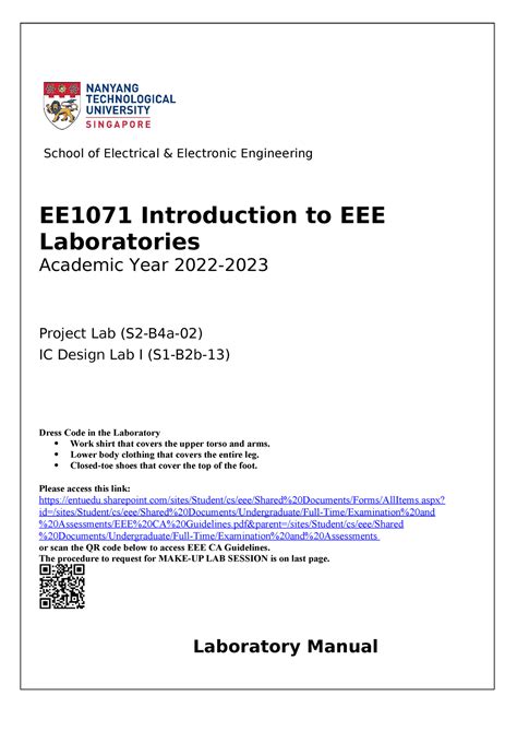 EE Lab Manual Babe Of Electrical Electronic Engineering EE Introduction To EEE