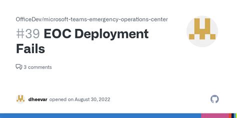 Eoc Deployment Fails · Issue 39 · Officedevmicrosoft Teams Emergency