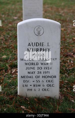 Grave Of Audie Murphy At Arlington National Cemetery Murphy Was Th