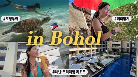 🇵🇭필리핀 보홀 자유 여행 L 발리카삭 호핑 🐬 거북이🐢 L 머리땋기 L 헤난프리미엄리조트 L 프리다이빙 여행 Youtube