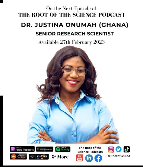 Justina Onumah Phd On Linkedin Looking Forward Thank You The Root Of The Science Podcast For