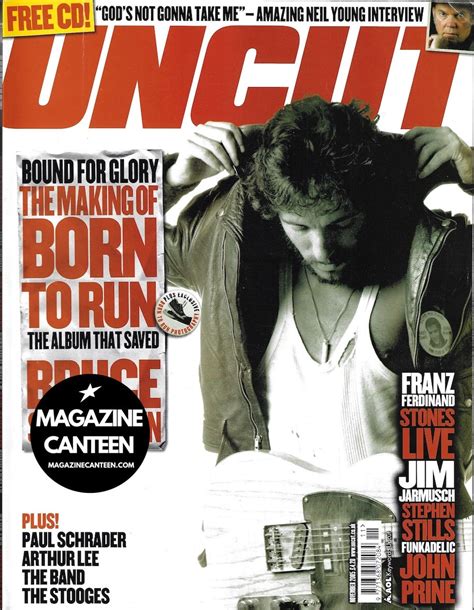 3 X Uncut Magazine And Mojo Bruce Springsteen Magazine Canteen