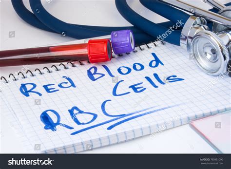 Red Blood Cell Rbc Count Procedure Stock Photo Shutterstock