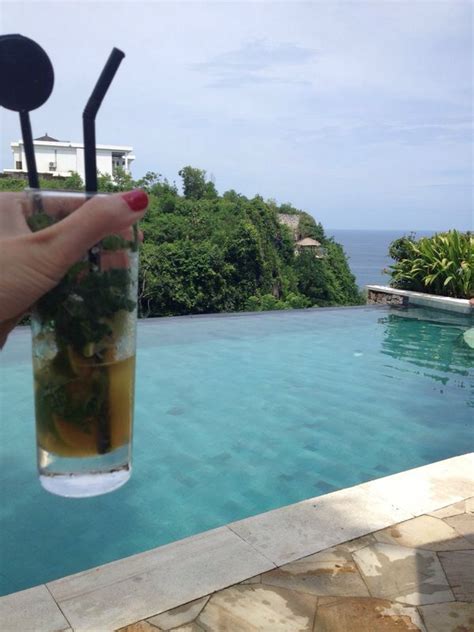 Infinity Pool And Cocktails Semara Uluwatu Bali Pool Cocktails Pool Uluwatu