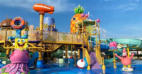 Parque Aquático E Resort Do Bob Esponja E Turma Da Nickelodeon Abrem Oficialmente Riviera Maya