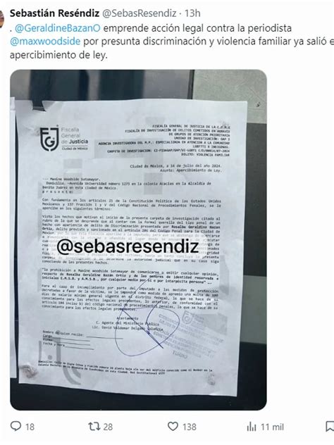 Por esta razón Geraldine Bazán demandó Maxine Woodside la Reina de la Radio NO puede hablar