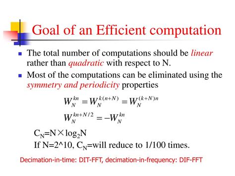 Ppt Chapter 5 The Discrete Fourier Transform Powerpoint Presentation