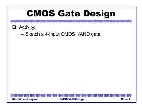 introduction to cmos vlsi design stick diagram ppt computer