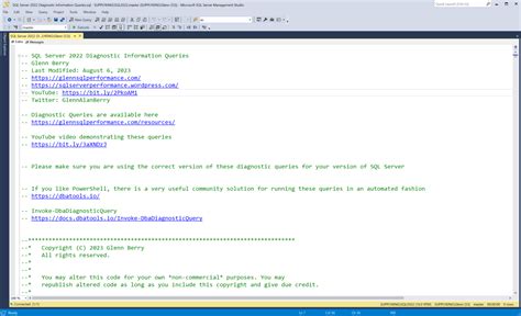 Sql Server Diagnostic Information Queries For August 2023 Glenns Sql