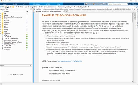 Quickstart Combustion Toolbox V09992