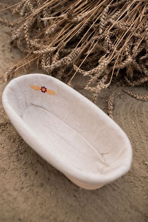 Ротангові кошики для розстойки хліба Овальні кошики з накидкою — купити в інтернет магазині