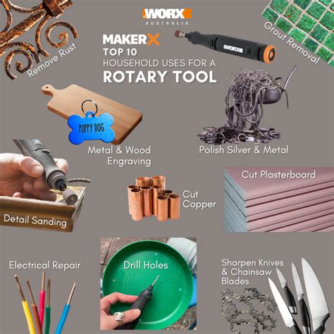 top 10 household uses for a rotary tool worx
