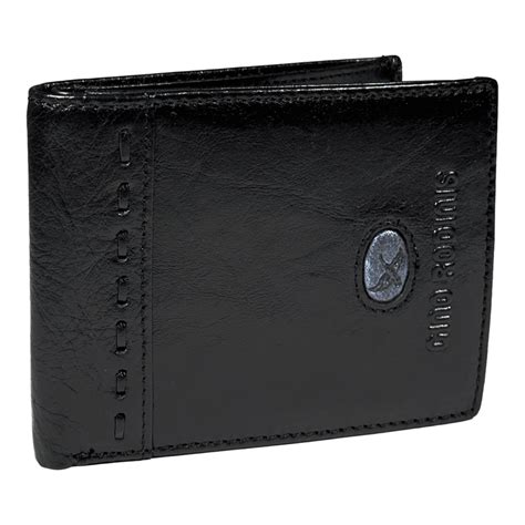 Billetera Cuero Stefano 664 Negro Gino Rodinis