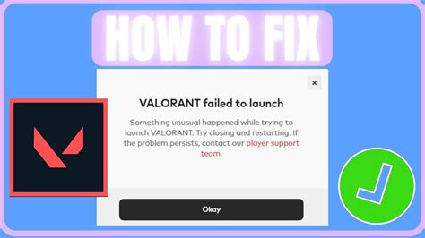 Fix Valorant Failed To Launch Error YouTube