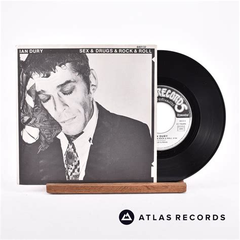 Ian Dury Sex And Drugs And Rock And Roll 7 Vinyl Record Ex Vg Atlas Records