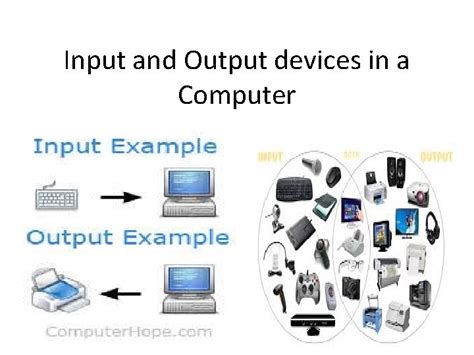 Input And Output Devices In A Computer Input