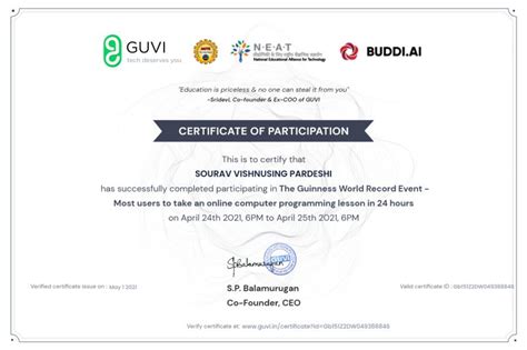 sourav pardeshi on linkedin guinnessworldrecord nationaleducationalalliancefortechnology…