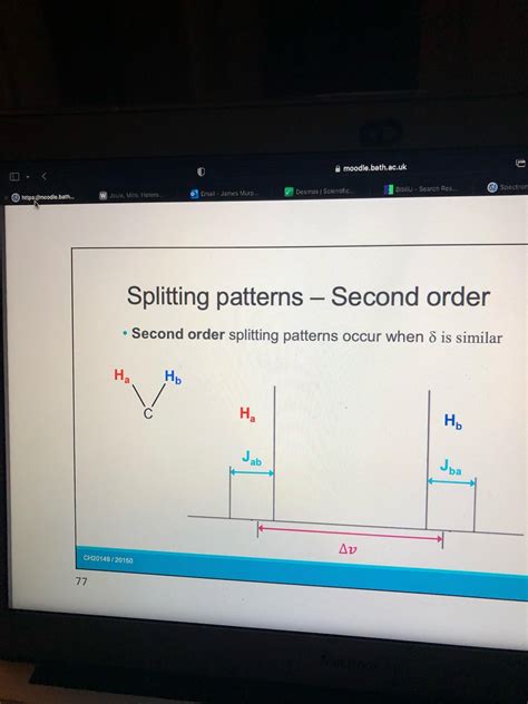Second Order Nmr Splitting Rchemhelp
