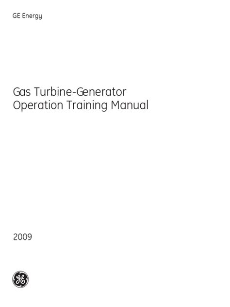 Ge 7ea Operation Pdf Turbine Gas Turbine