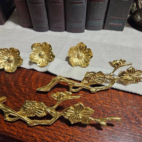 Satin Brass Cabinet Pulls Handles Knobs Modern Drawer Pull Handles Cabinet Knobs Gold Dresser