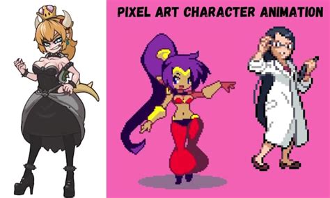 Make Pixel Art Character Nsfw Art Sprite Sheet Pixel Animation For Rpg Game Art By Sunweath Fiverr
