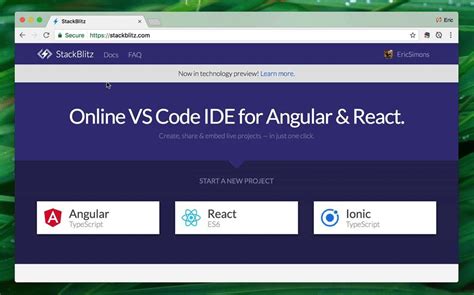 Stackblitz 针对 Web 开发者的在线 Ide 知乎