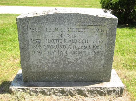 Nancy L Bartlett 1891 1990 Find A Grave Memorial