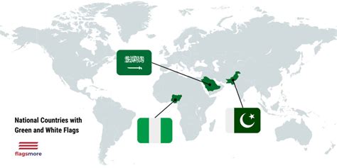 3 Countries With Green And White Flags Colors Symbols Facts